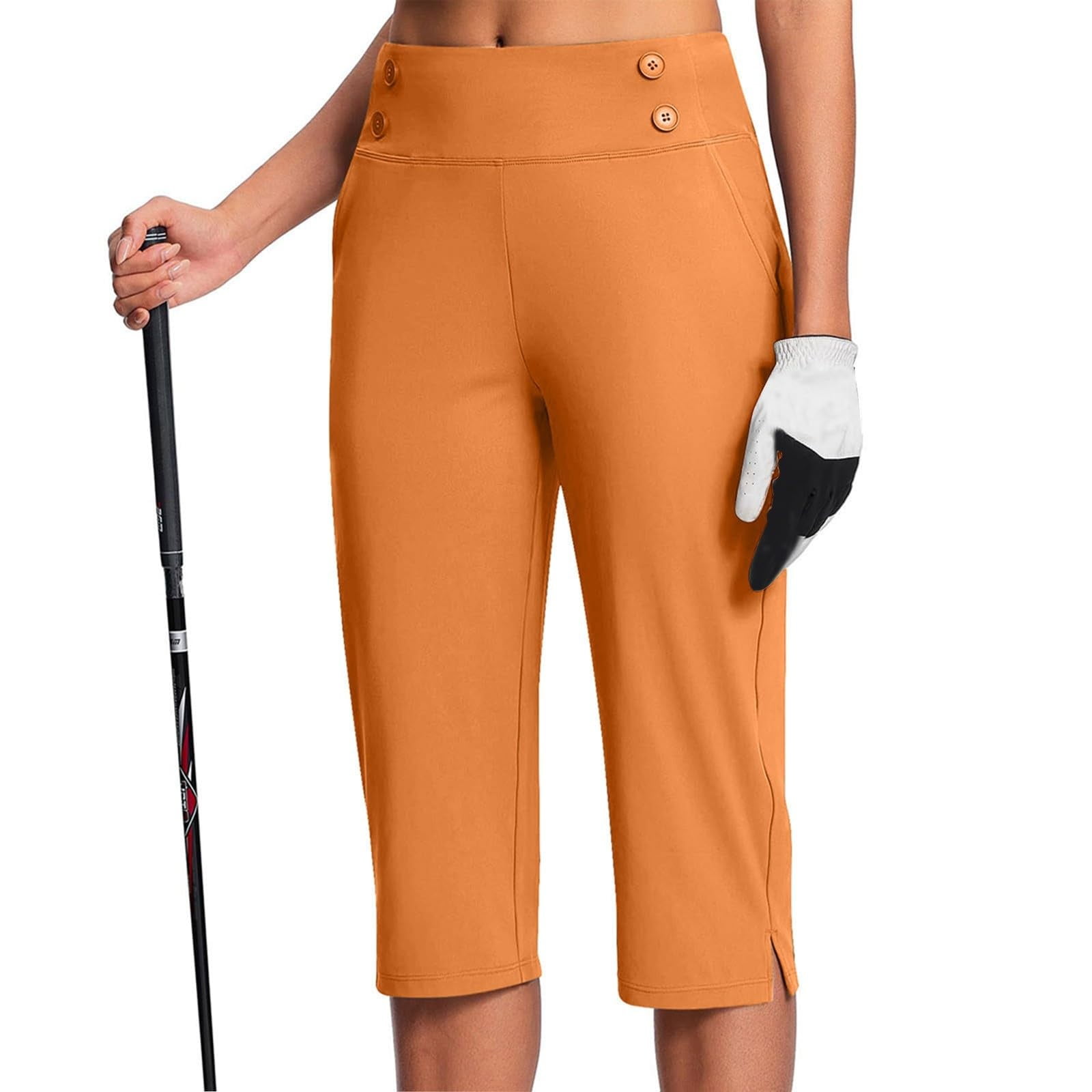 BRDFRL Capri Pants for Women Dressy Casual Capri Pants for Seniors ...