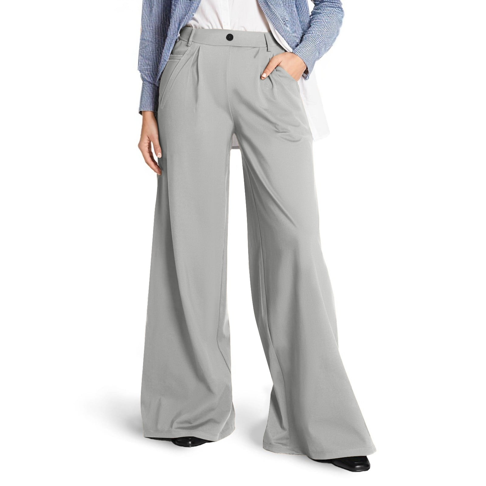 Womens Slacks For Work Capi Leggings Fo Women With Pockets 2025 Summe ...
