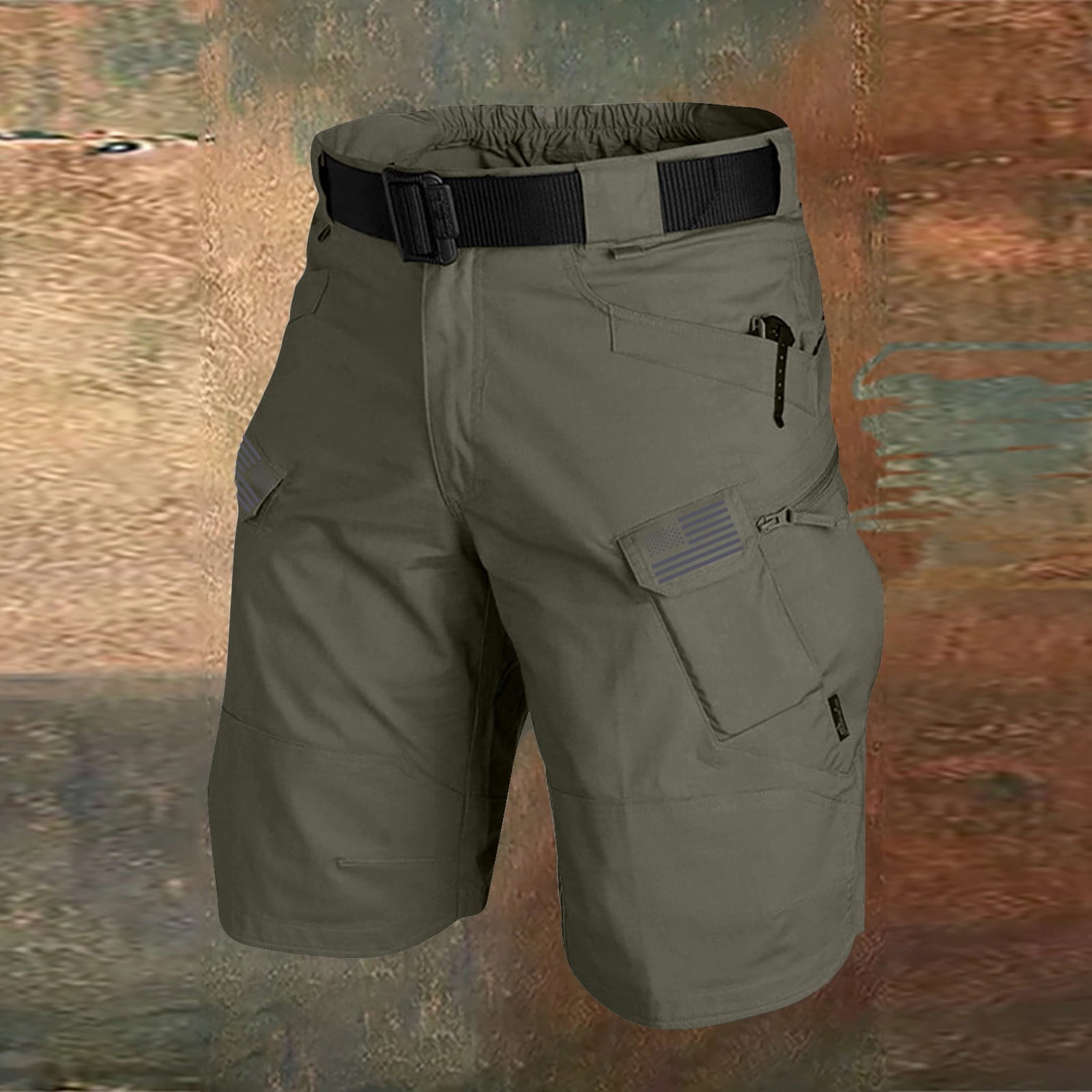 BRDFRL Men's Big and Tall Tactical Shorts Ripstop Cotton Blend Outdoor ...