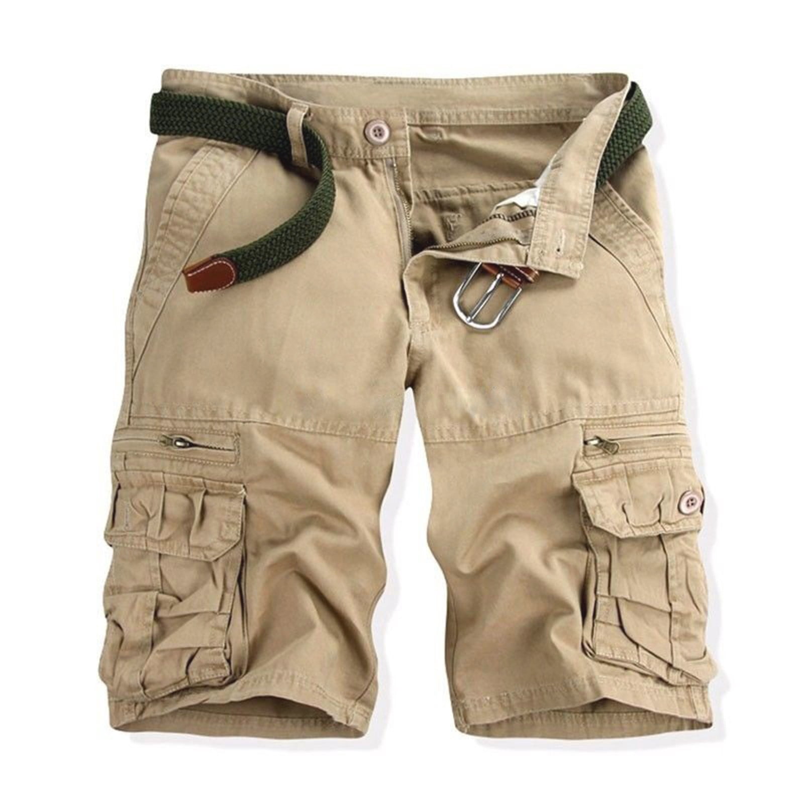 BRDFRL Men's Hiking Cargo Shorts Quick Dry Work Shorts for Men Casual ...
