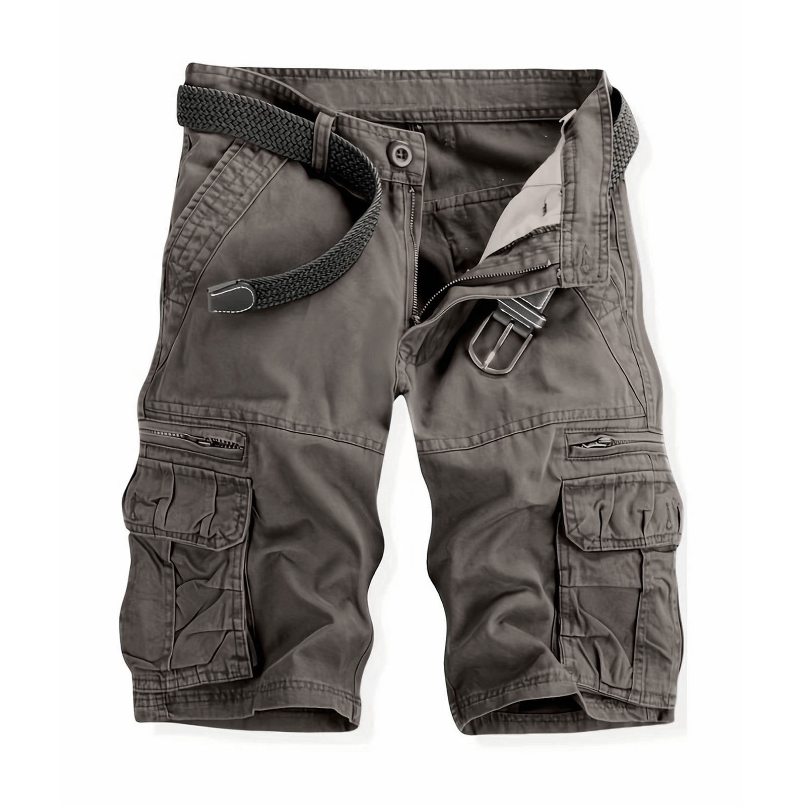 BRDFRL Men's Hiking Cargo Shorts Quick Dry Work Shorts for Men Casual ...