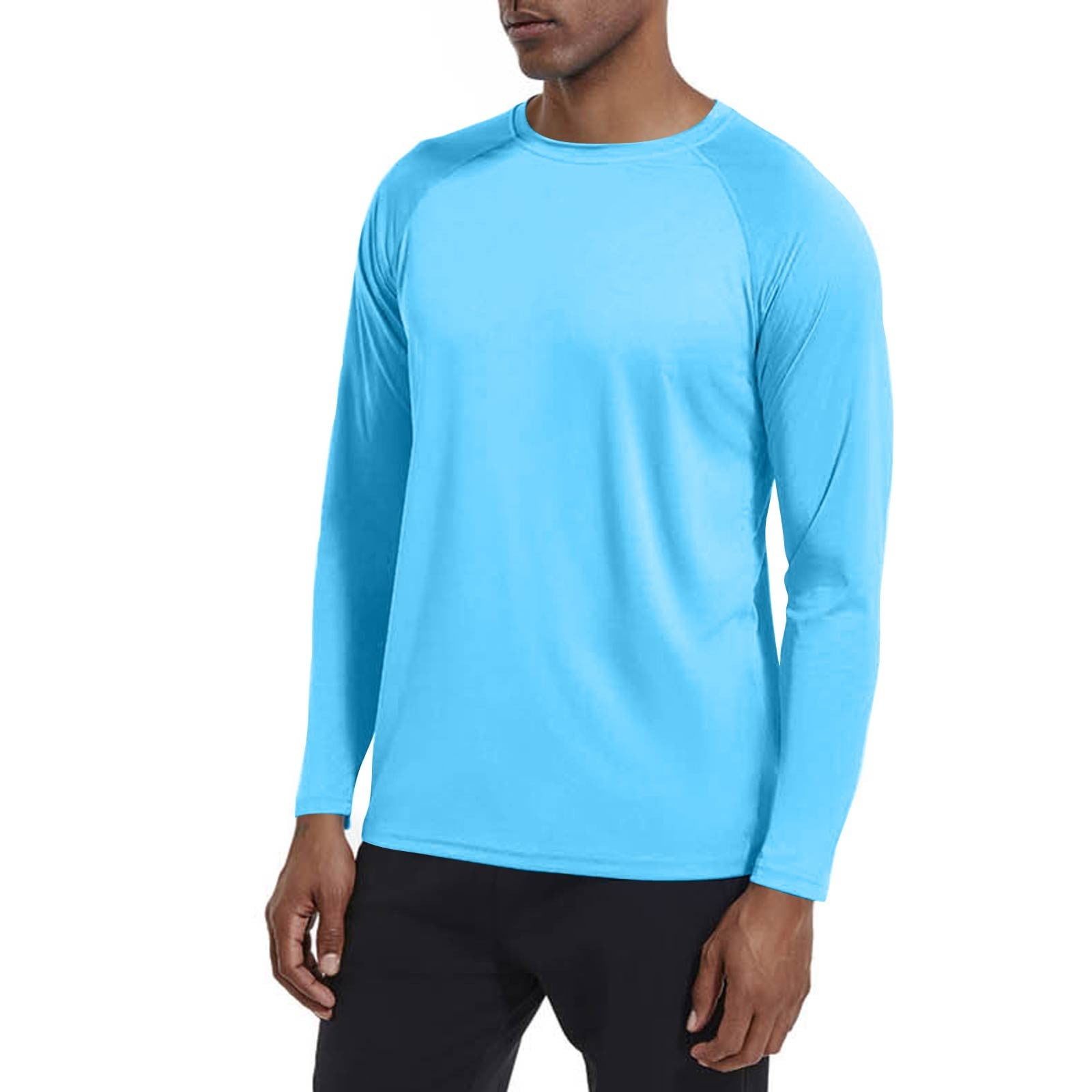 BRDFRL Mens Quick Dry UPF 50+ Sun Shirt, Fishing Shirts for Men Long ...