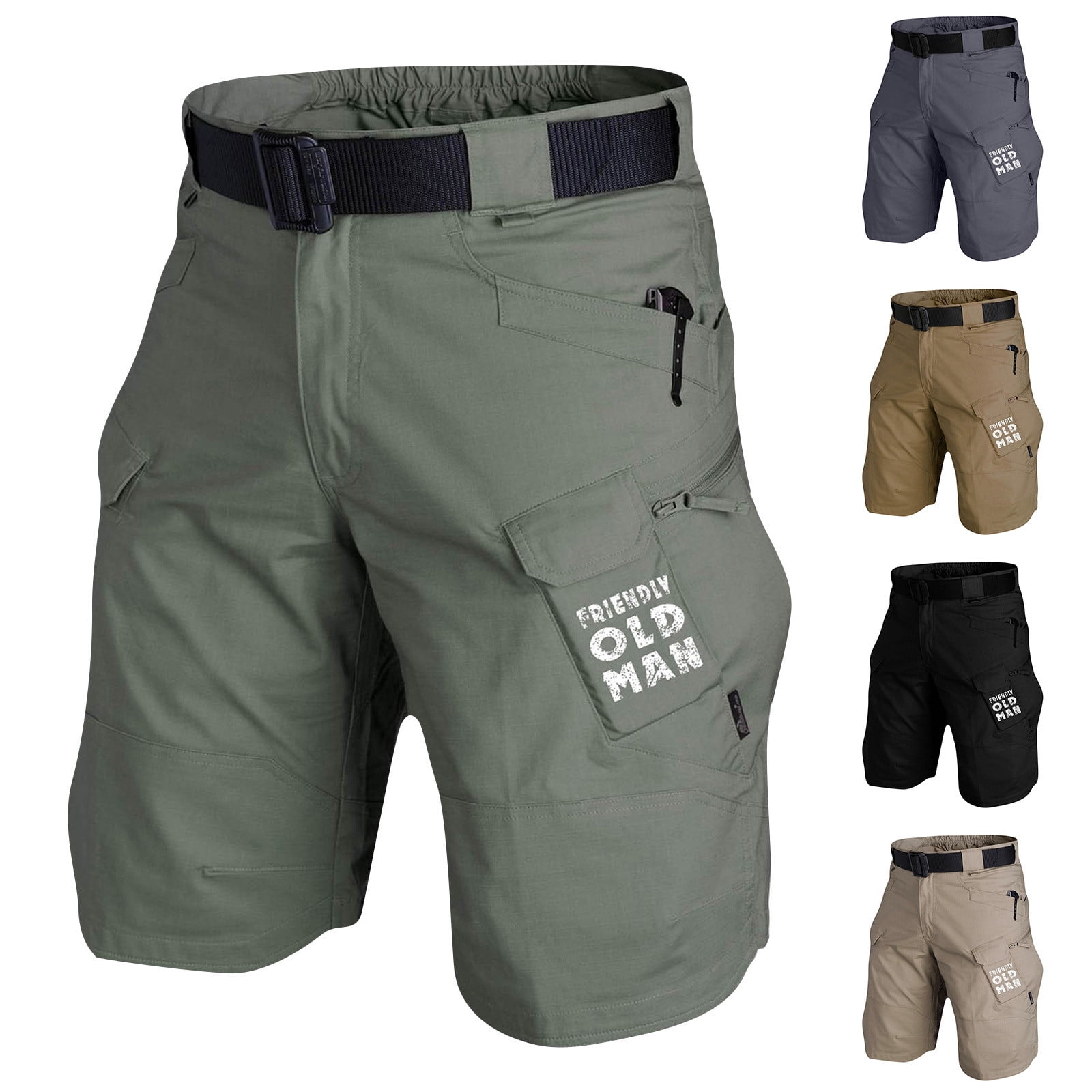 BRDFRL Ripstop Tactical Shorts for Men Quick Dry Fishing Hiking Cargo ...