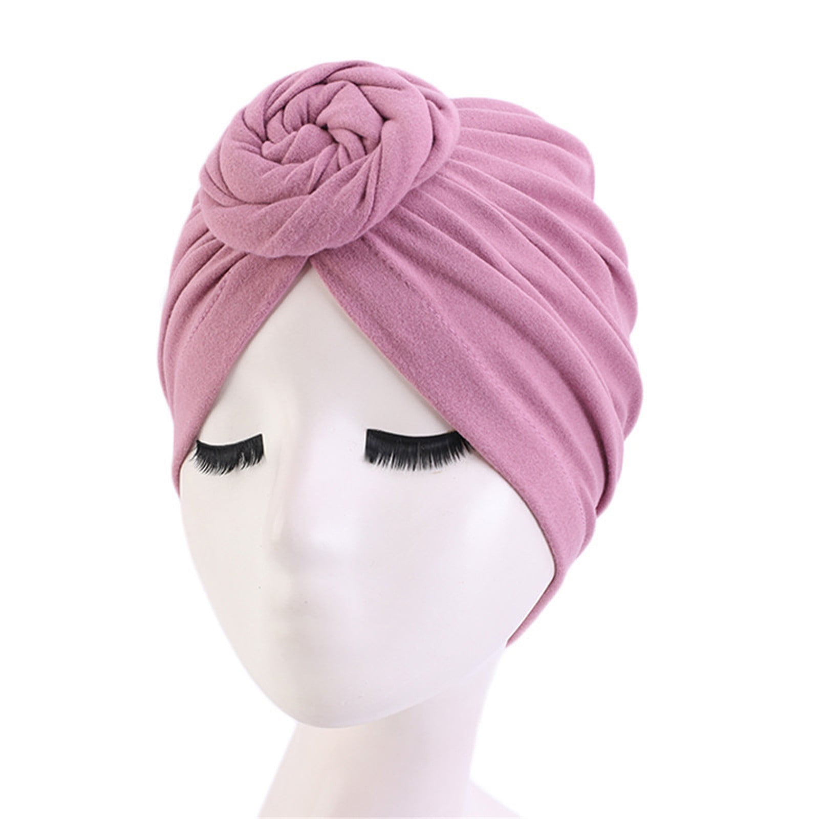 BRDFRL Stretch Turban Hats for Women - African Knot Headwraps Soft Pre ...