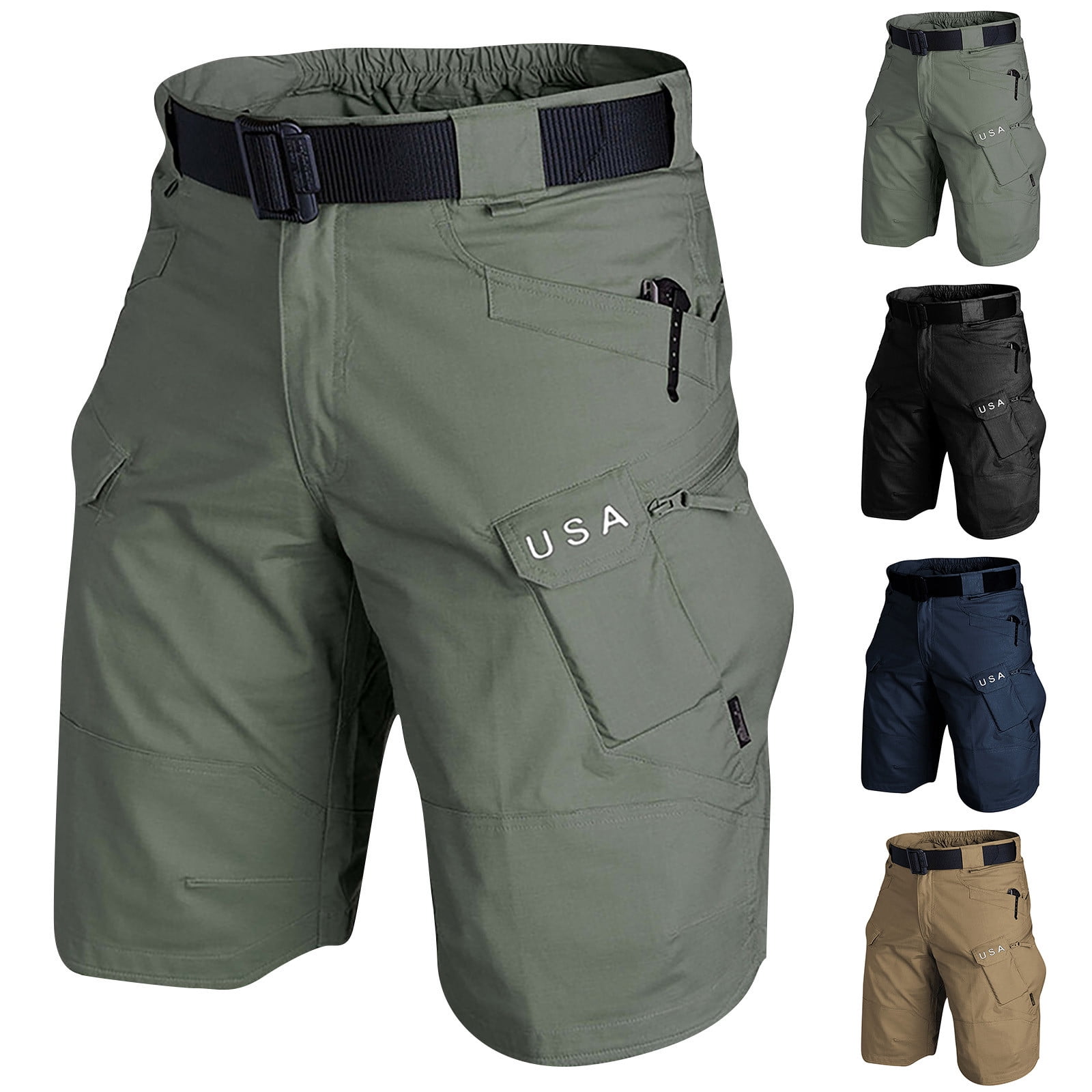 BRDFRL Tactical Cargo Short Men Workout Urban Casual Shorts Outdoor ...