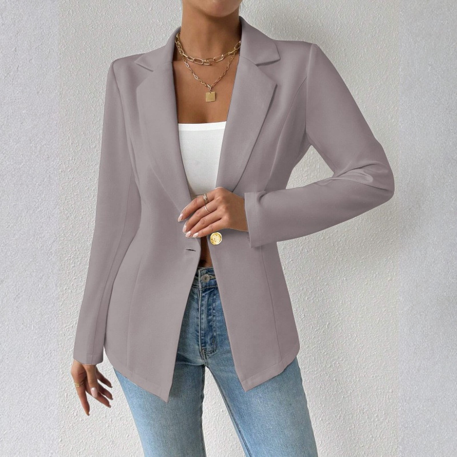 BRDFRL Women's Oversized Blazers Casual Lightweight Blazer for Summer ...