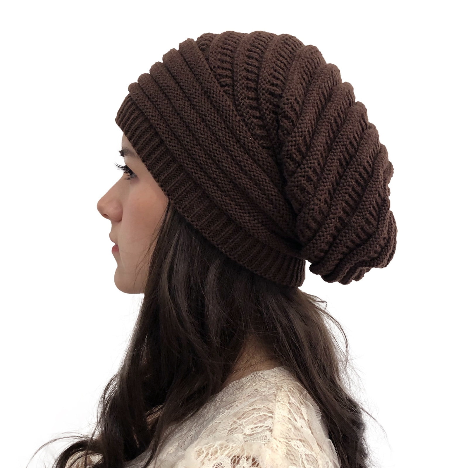 BRDFRL Womens Winter Slouchy Beanie Hat Knit Warm Winter Hats for Women ...