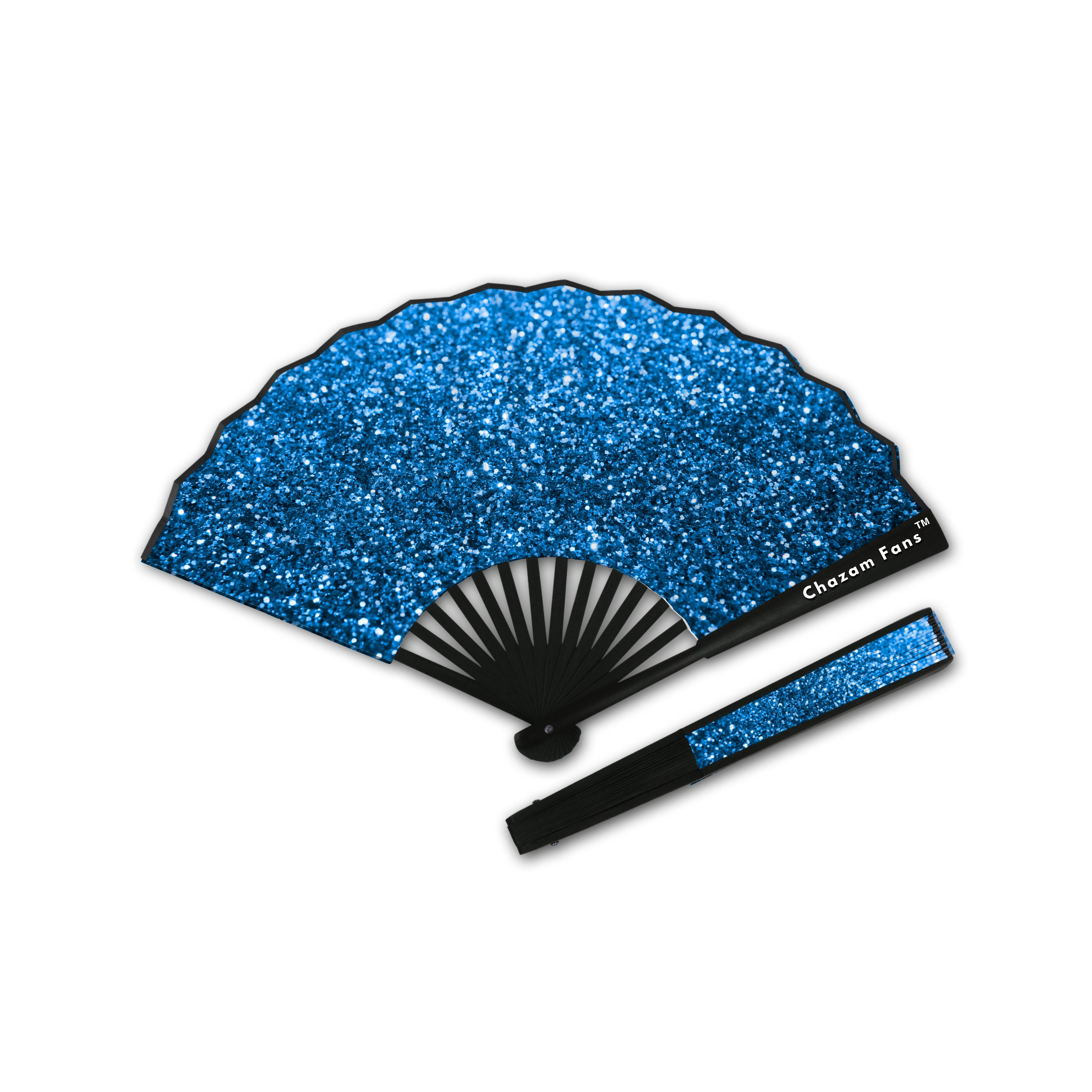 “BREAK MY SOUL” Blue Sparkled Luxury Fan by Chazam Fans™ - Walmart.com
