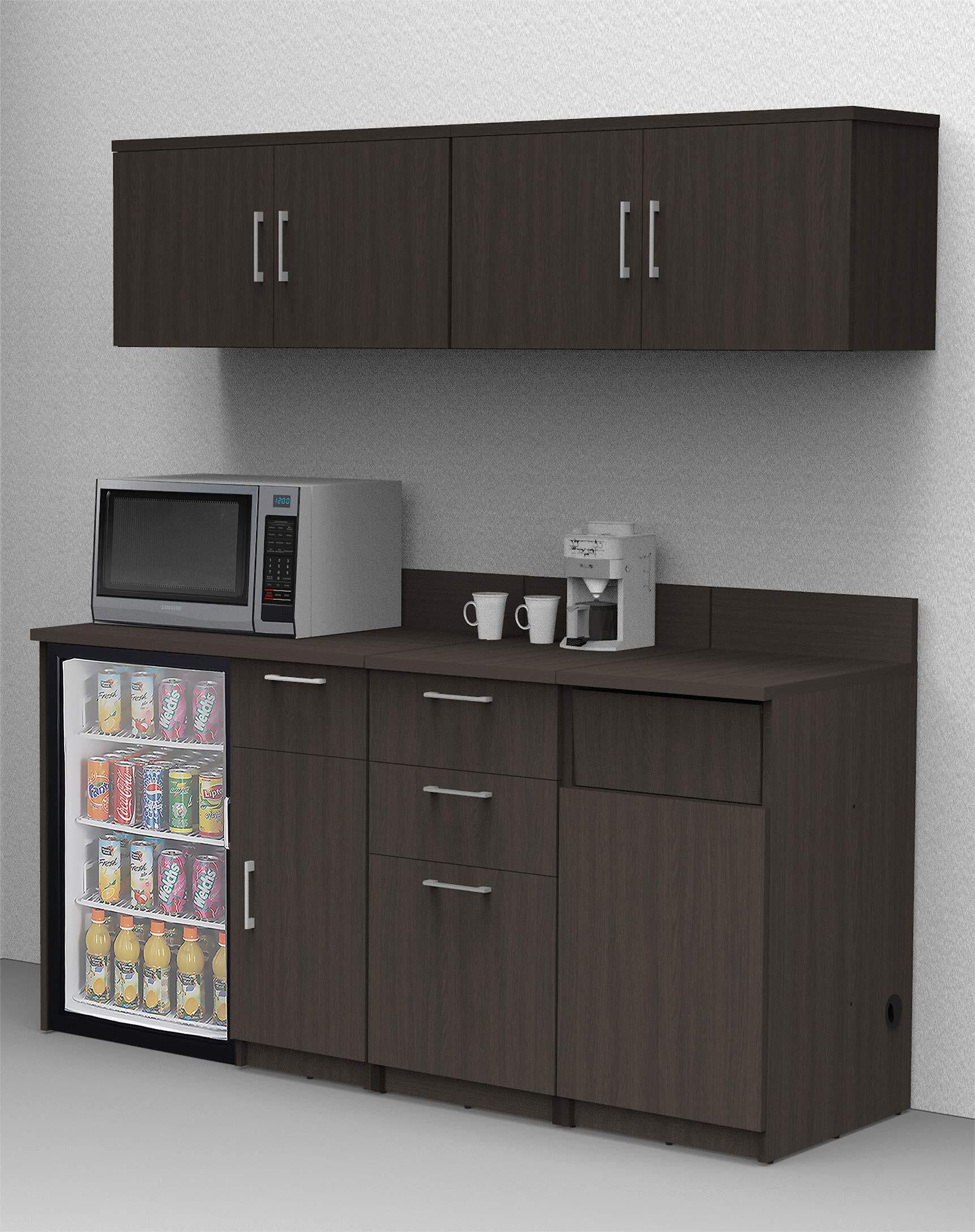BREAKtime Kitchen Buffet Sideboard Coffee Break Lunch Staff Room Kitchenette Color Espresso ...