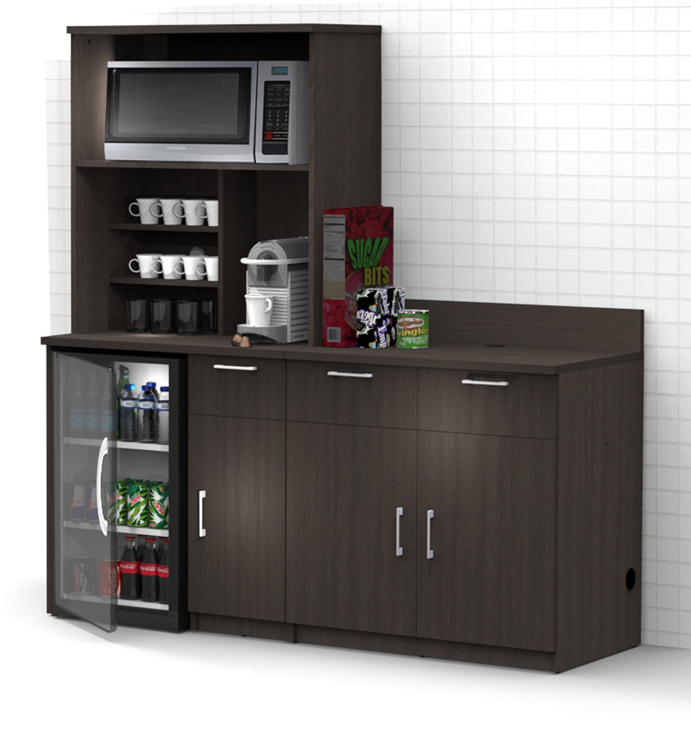 BREAKtime Kitchen Buffet Sideboard Coffee Break Lunch Staff Room Kitchenette Color Espresso ...
