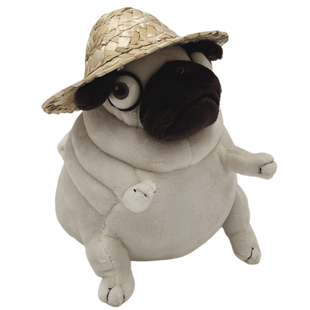 BREIS Hilarious Pug Stuffed Animal, Cute Plush Stuffed Animal Dog ...