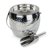 BREKX Insulated Mini Iceberg Ice Bucket with Lid & Scoop, Stainless ...