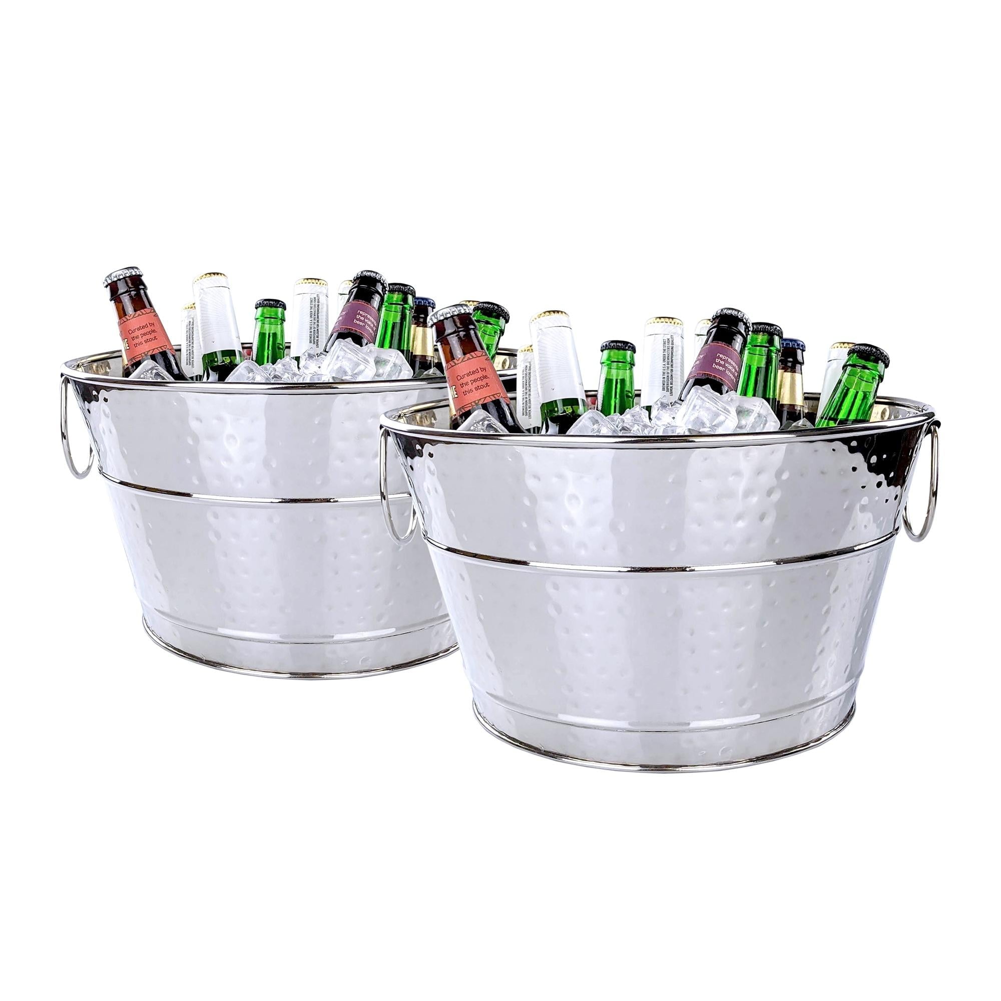 Free Shipping! BREKX Old Tavern Wine Bucket in Stainless Steel - Set of ...