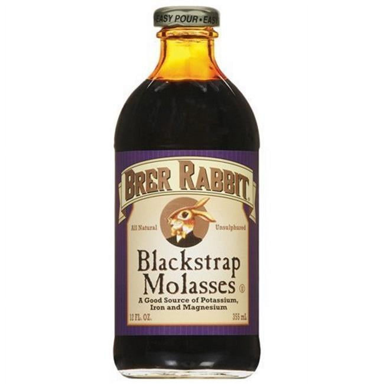 BRER RABBIT MOLASSES BLACKSTRAP-12 OZ -Pack of 12 - Walmart.com