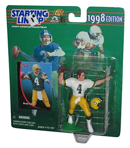 BRETT FAVRE / GREEN BAY PACKERS 1998 NFL Starting Lineup Action Figure ...