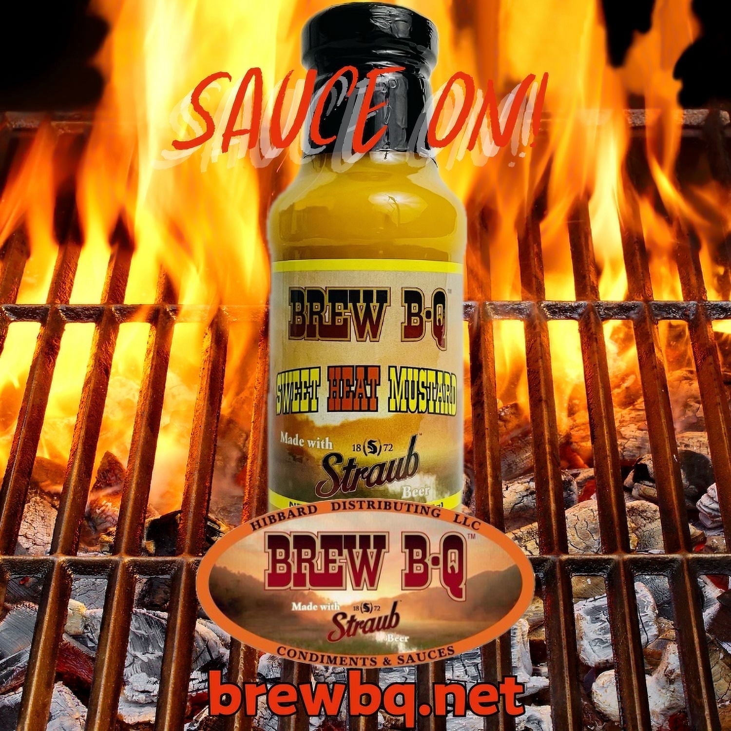 BREW B Q - Sweet Heat Mustard - Walmart.com