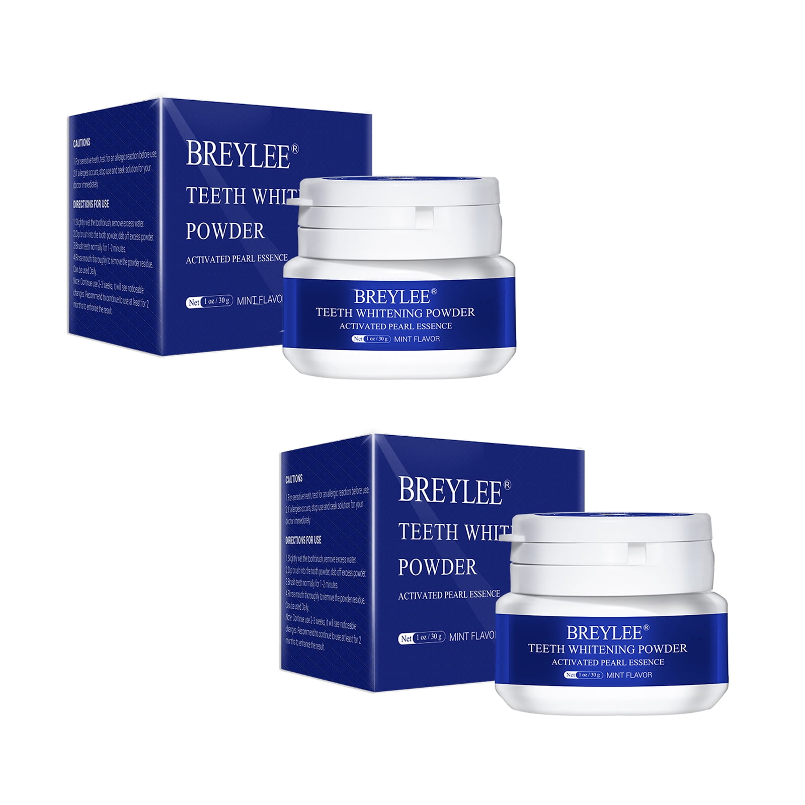 BREYLEE Teeth Whitening Powder Mild Activated Pearl Eessence Teeth ...