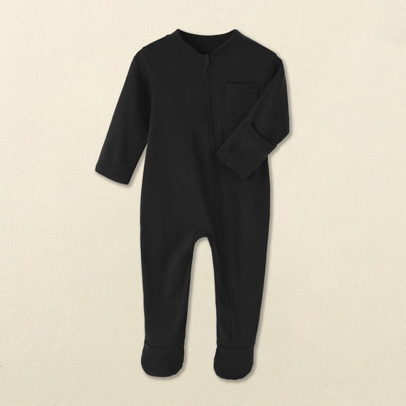 BRGZLK Baby Boys Girls Cotton Romper 2026 Fall Solid Color One Piece ...