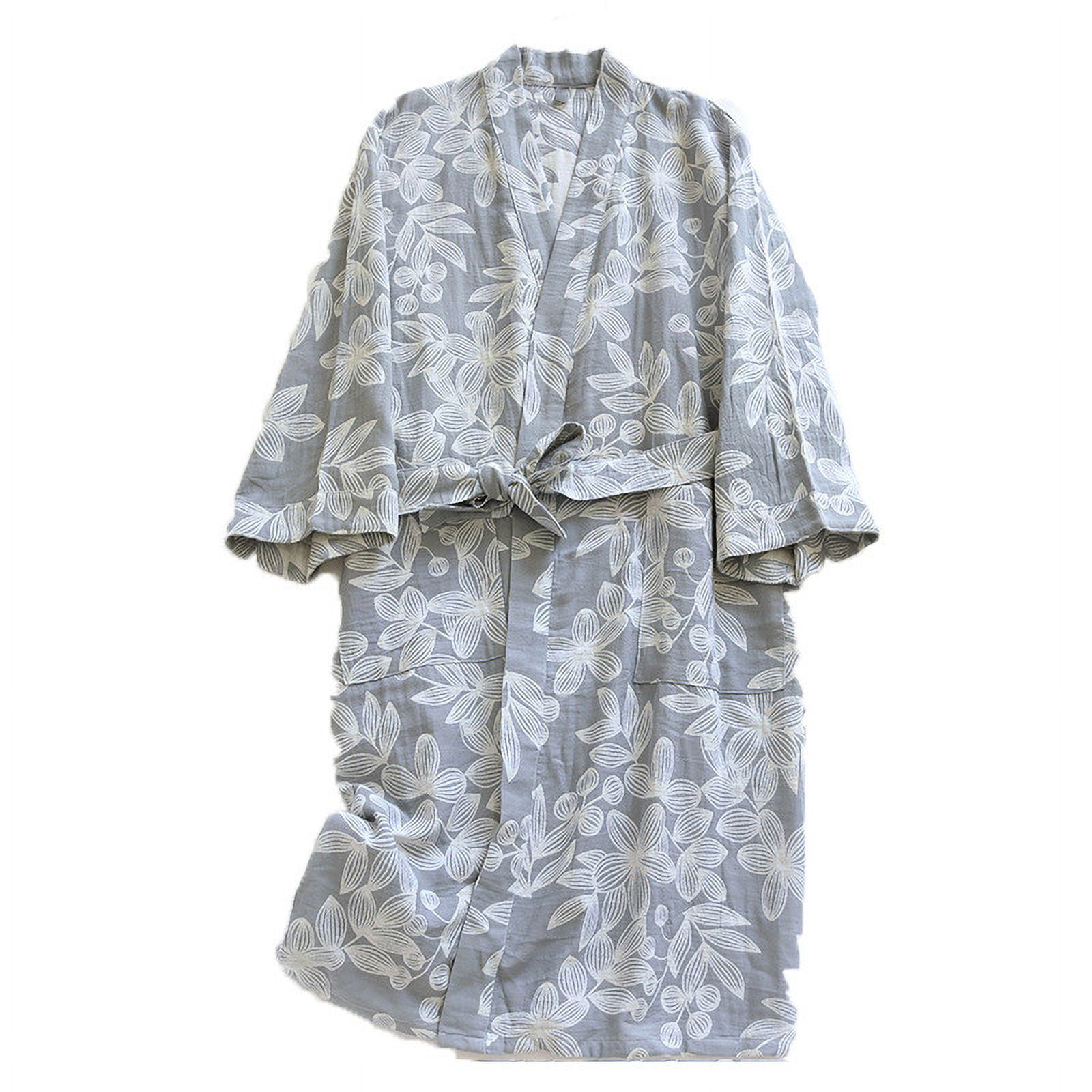 BRGZLK Bathrobes Women Deals of The Day Kimono Robe Comfy Cotton ...