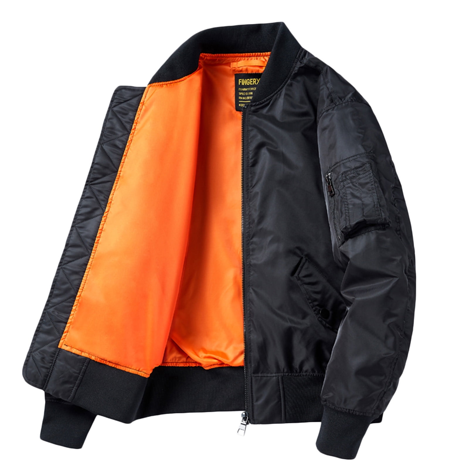 BRGZLK Bomber Jacket Men Deals of The Day Mes Bomber Flight Jacket ...