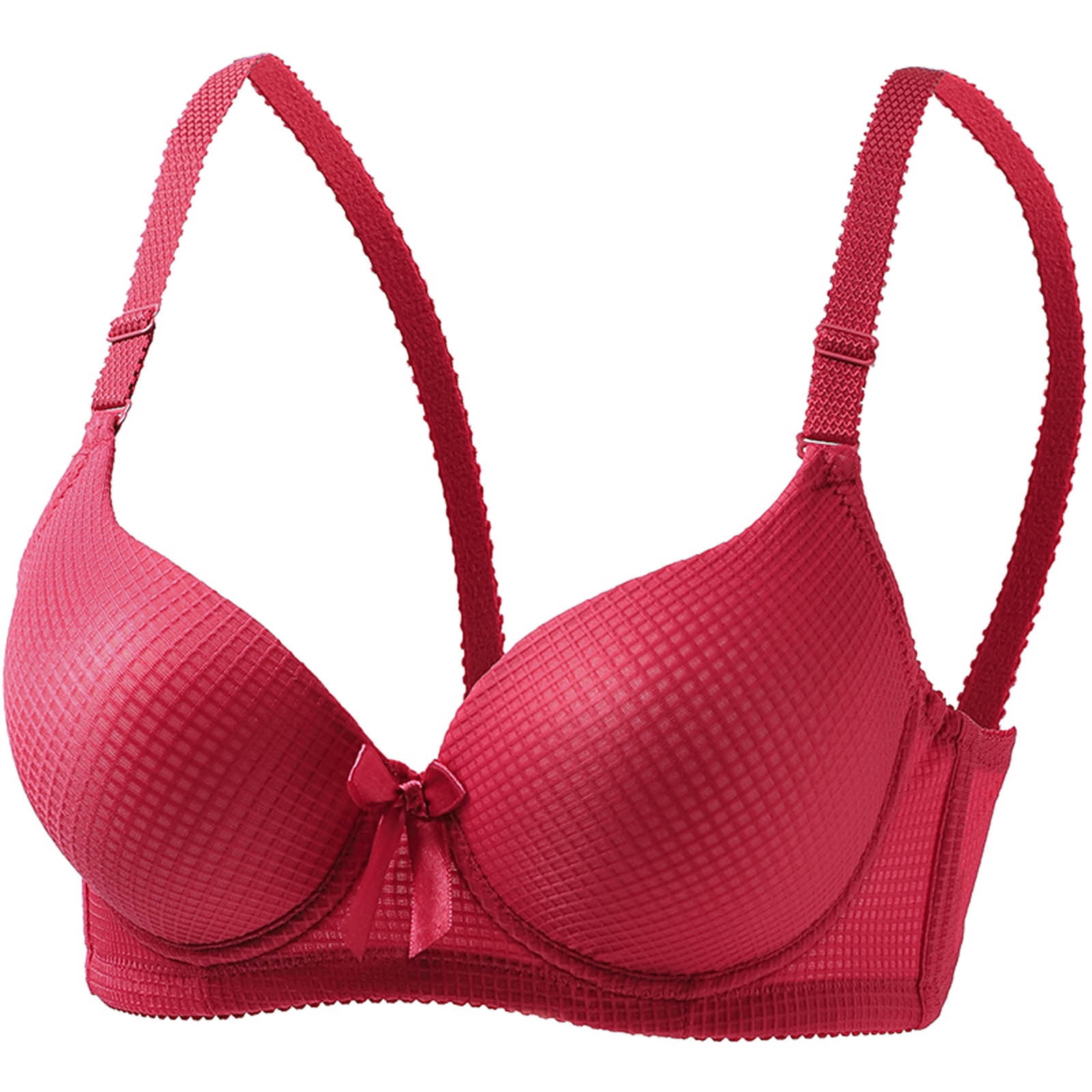 BRGZLK Everyday Bra for Women Comfortable Smoothing Bra Underwire Push ...