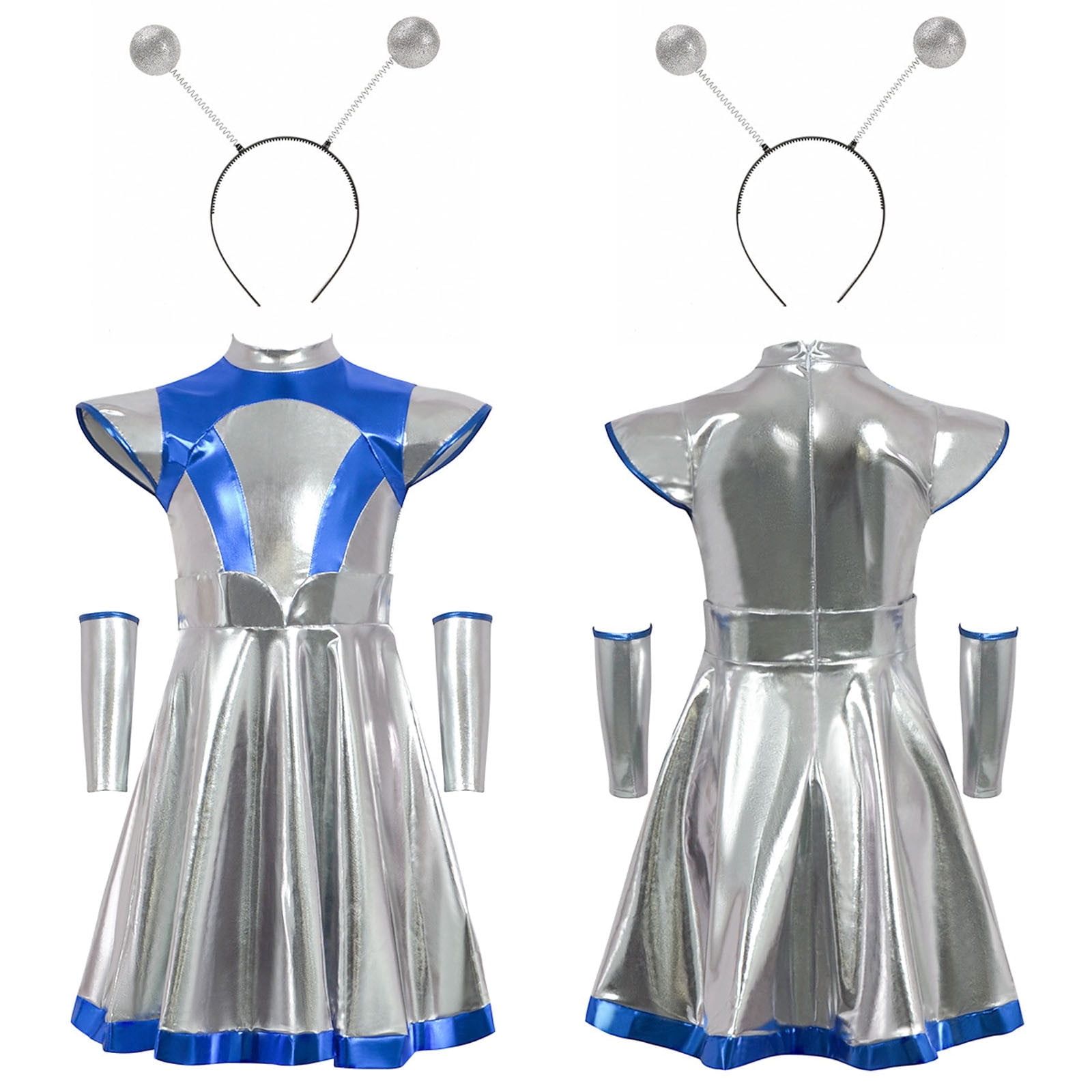 BRGZLK Girl Alien Costume AI Artificial Intelligence Cosplay Party ...