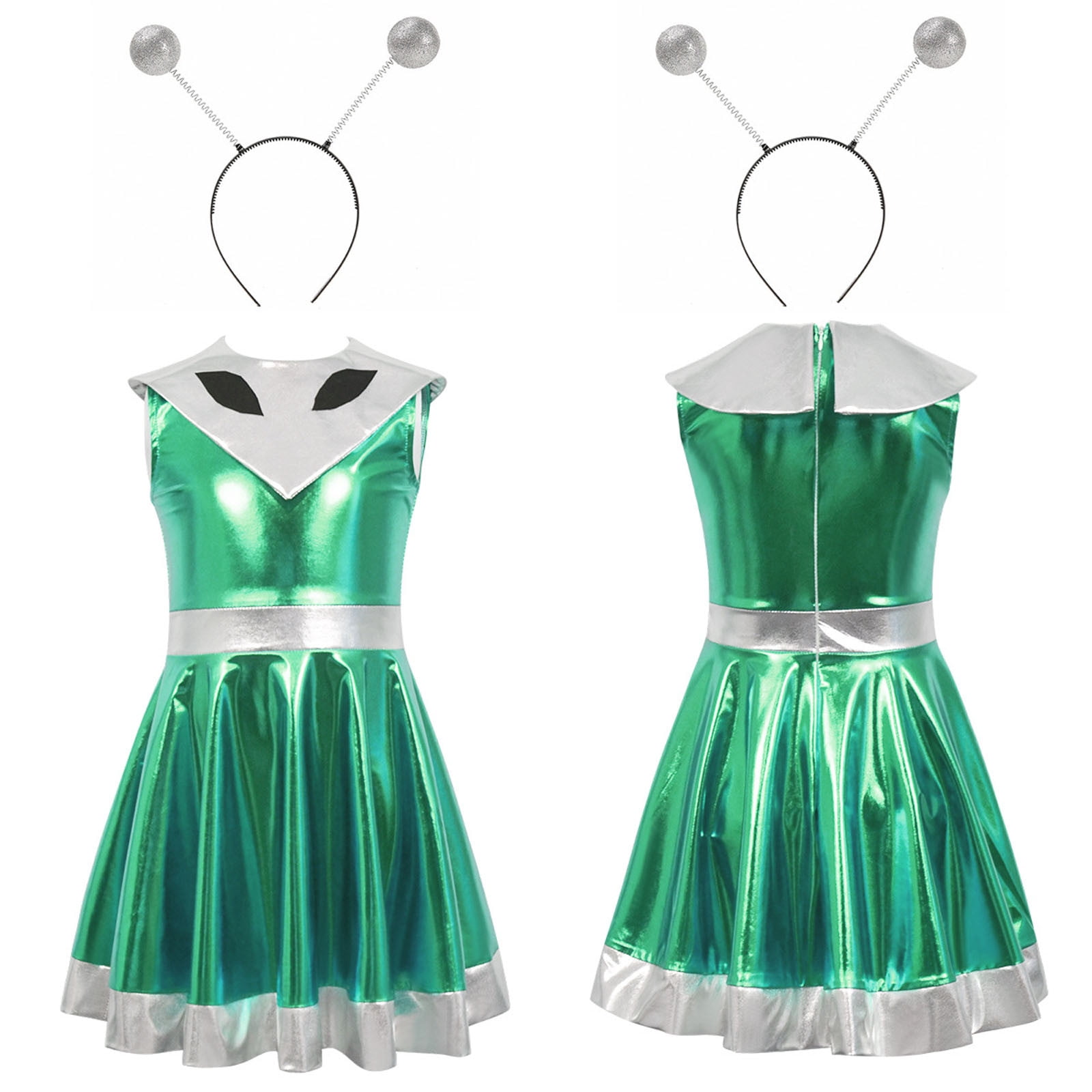 BRGZLK Girl Alien Costume AI Artificial Intelligence Cosplay Party ...