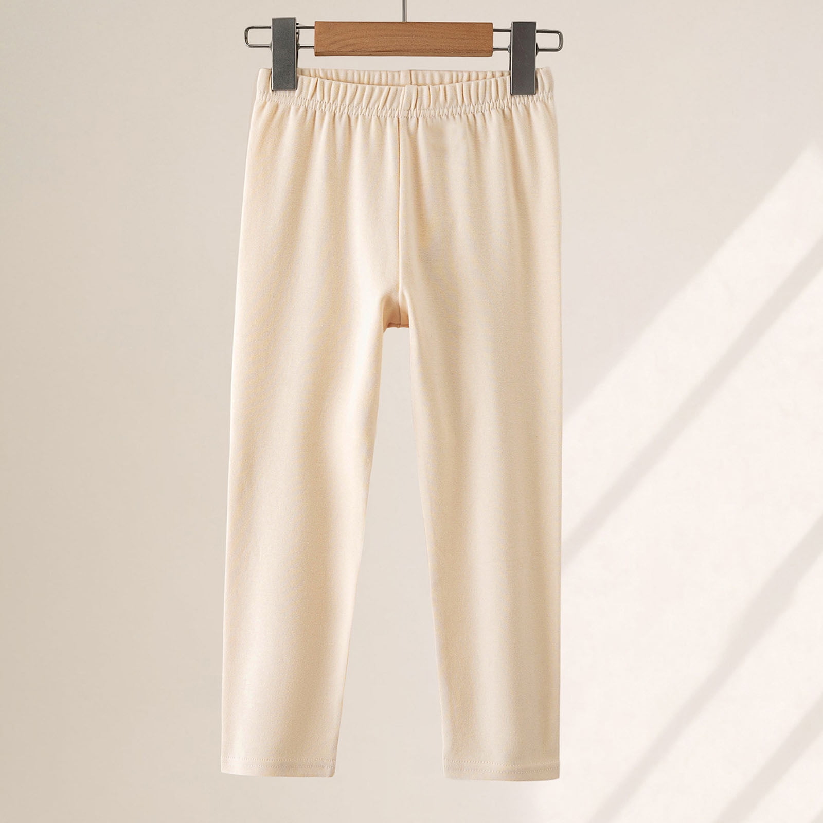 BRGZLK Girls Legging Spring Autumn Solid Color Elastic Waist Casual ...