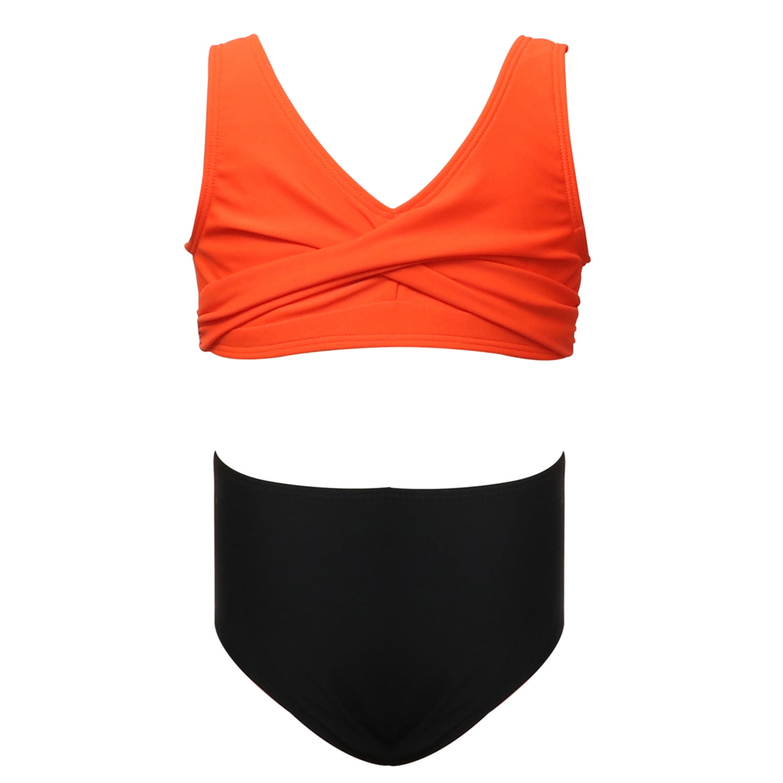 BRGZLK Girls' Swimsuit Bikini Mid Size Children's Outfits Adjustable ...