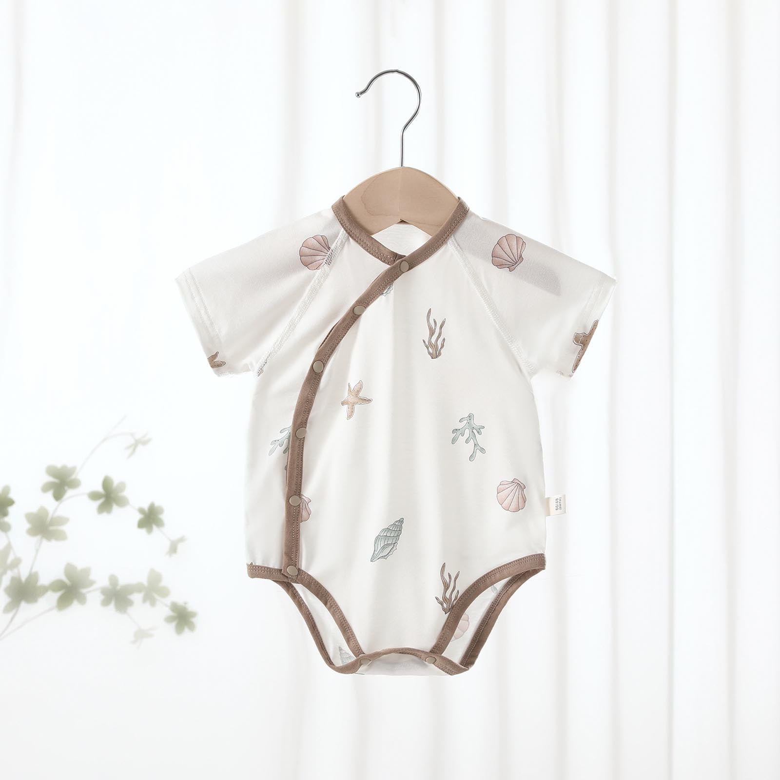 BRGZLK Infant Baby Modal Bodysuits,Newborn Summer Short Sleeved Thin ...