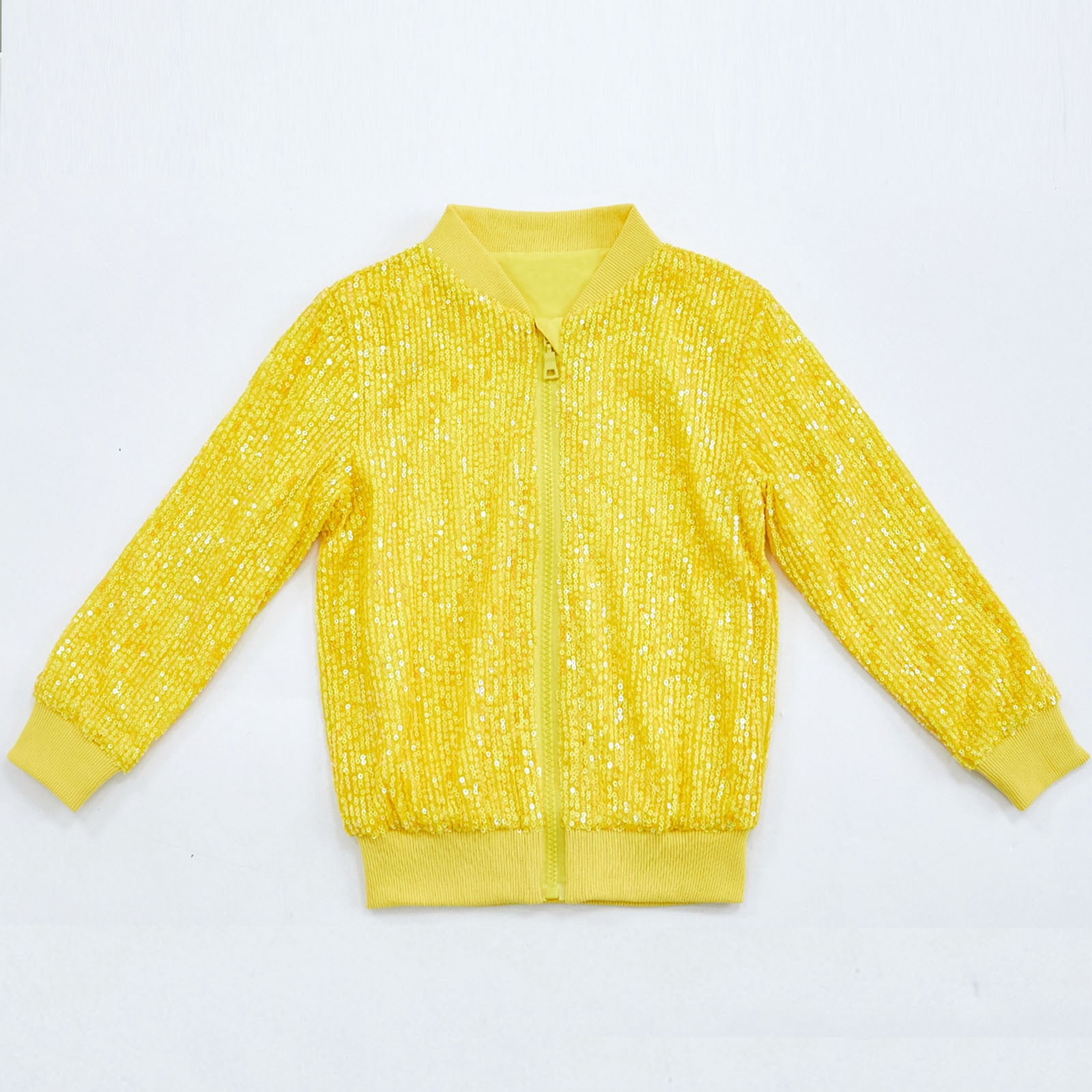 BRGZLK Kids Jackets Girls Boys Sequin Zipper Coat Jacket for Birthday ...