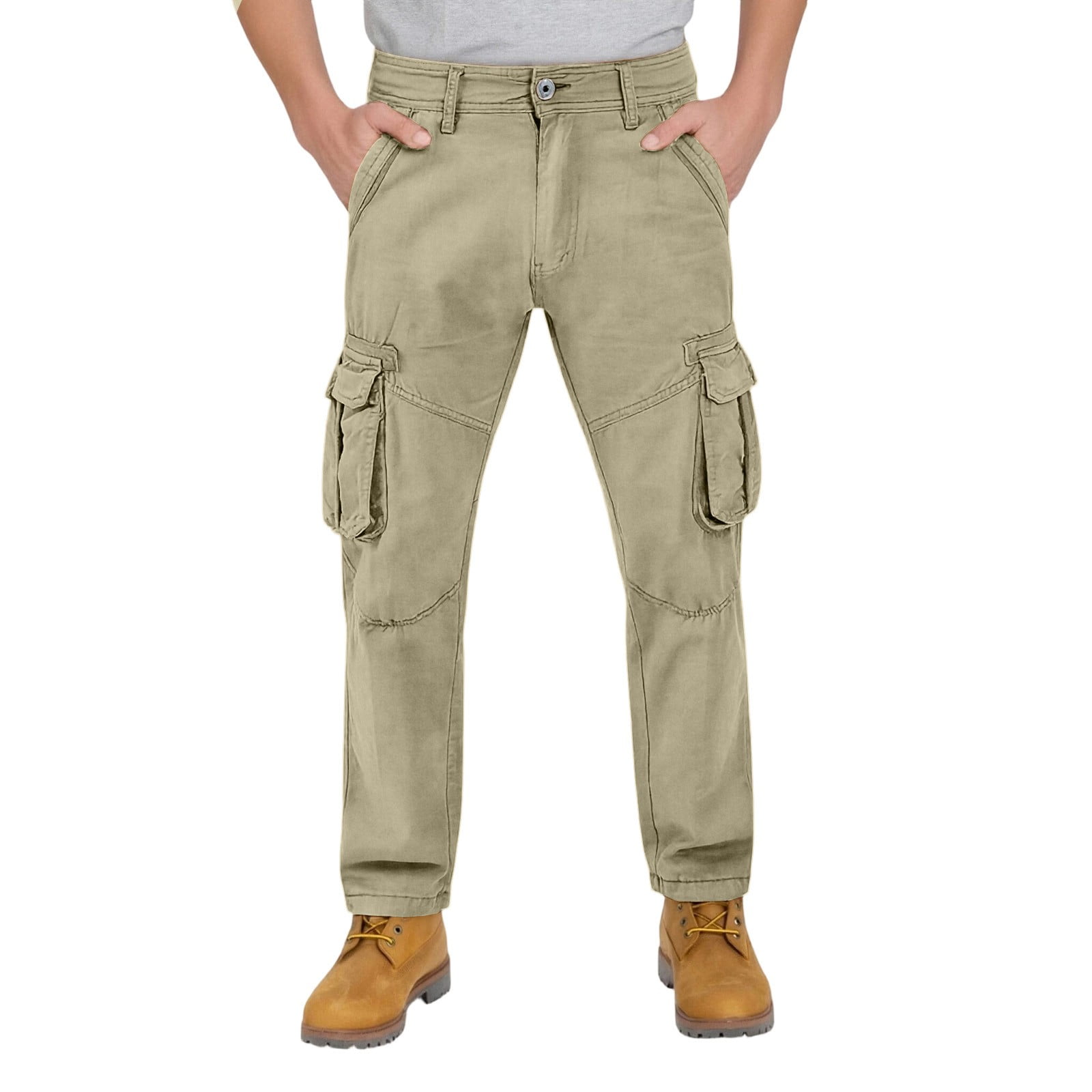BRGZLK Men's Jogging Pants Trekking Cargo Pants Slim Stretch with ...