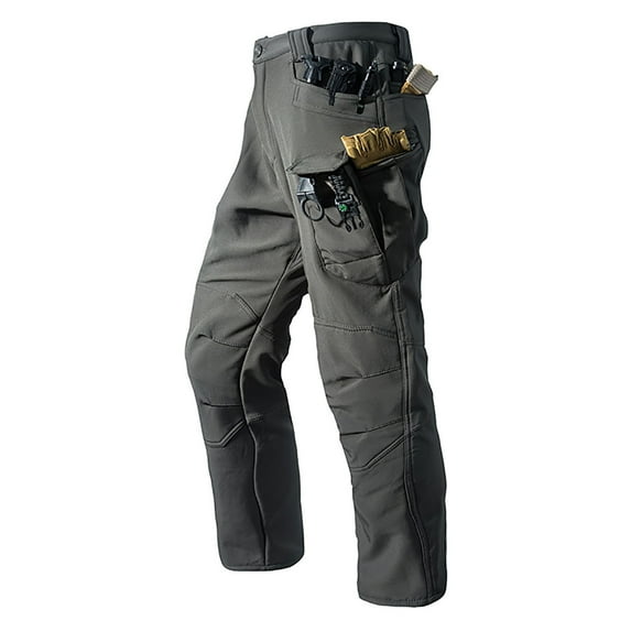 BRGZLK Men's Tactical Pants Work Pants Fleece Lined Tactical Pants ...