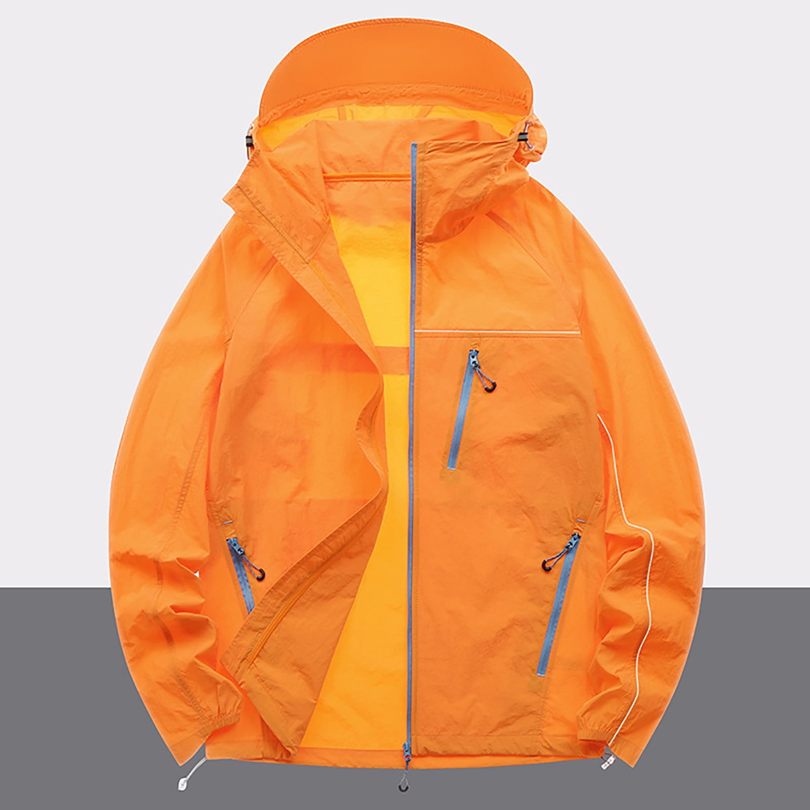 BRGZLK Men's UPF50+ Sun Protection Hoodies 2026 Summer Solid Color ...