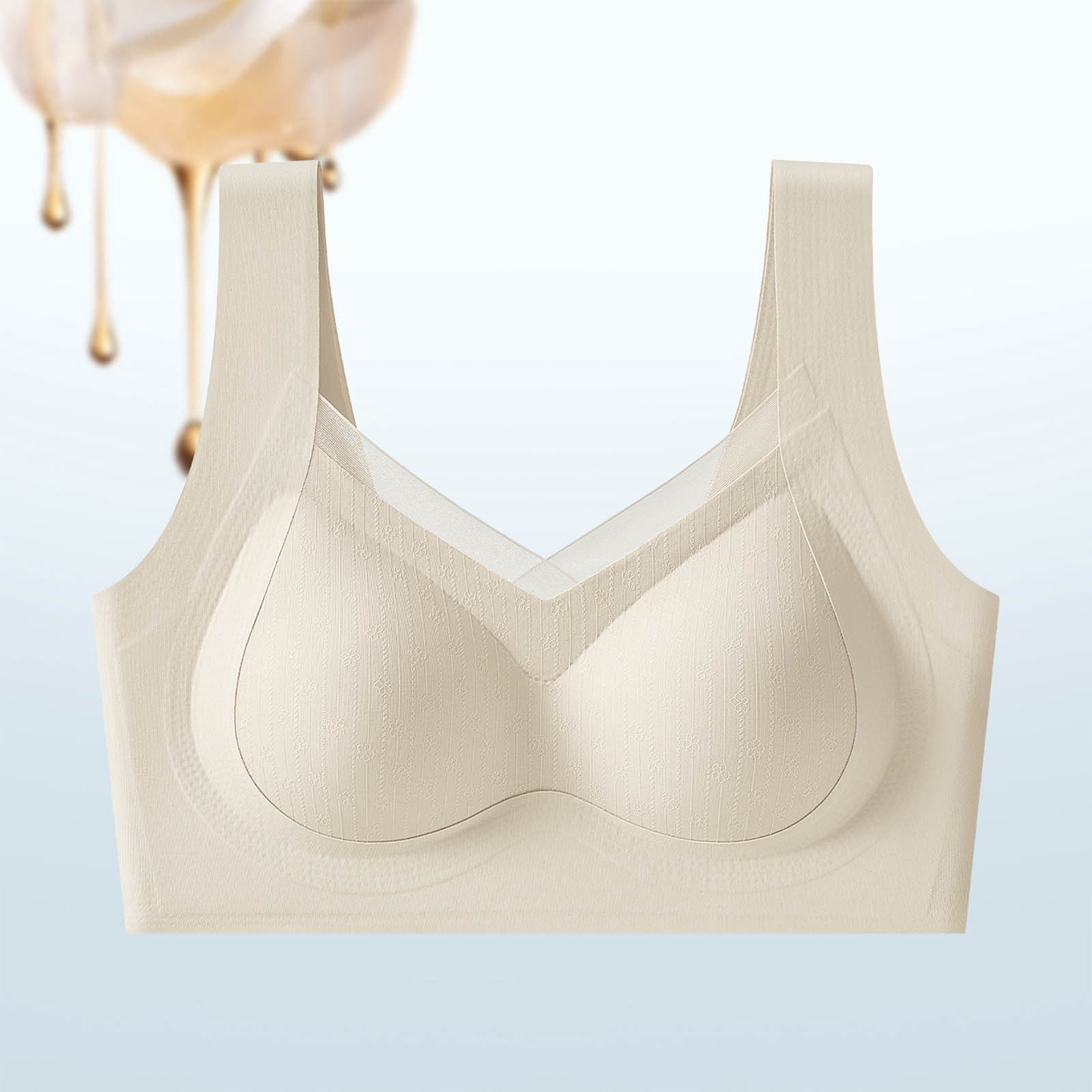 BRGZLK Seamless Push Up Bra for Women 2026 Mesh Breathable Comfortable ...