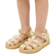 BRGZLK Toddler Girls Jelly Shoes Summer 2026 Cut-Out Candy Color Soft ...