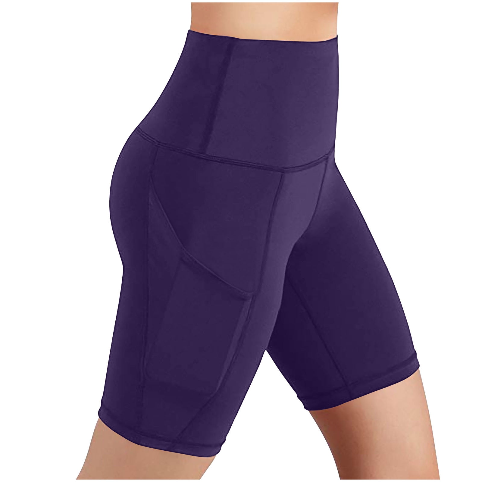 BRGZLK Women's Basic Slip Shorts High Waisted Breathable Compression ...
