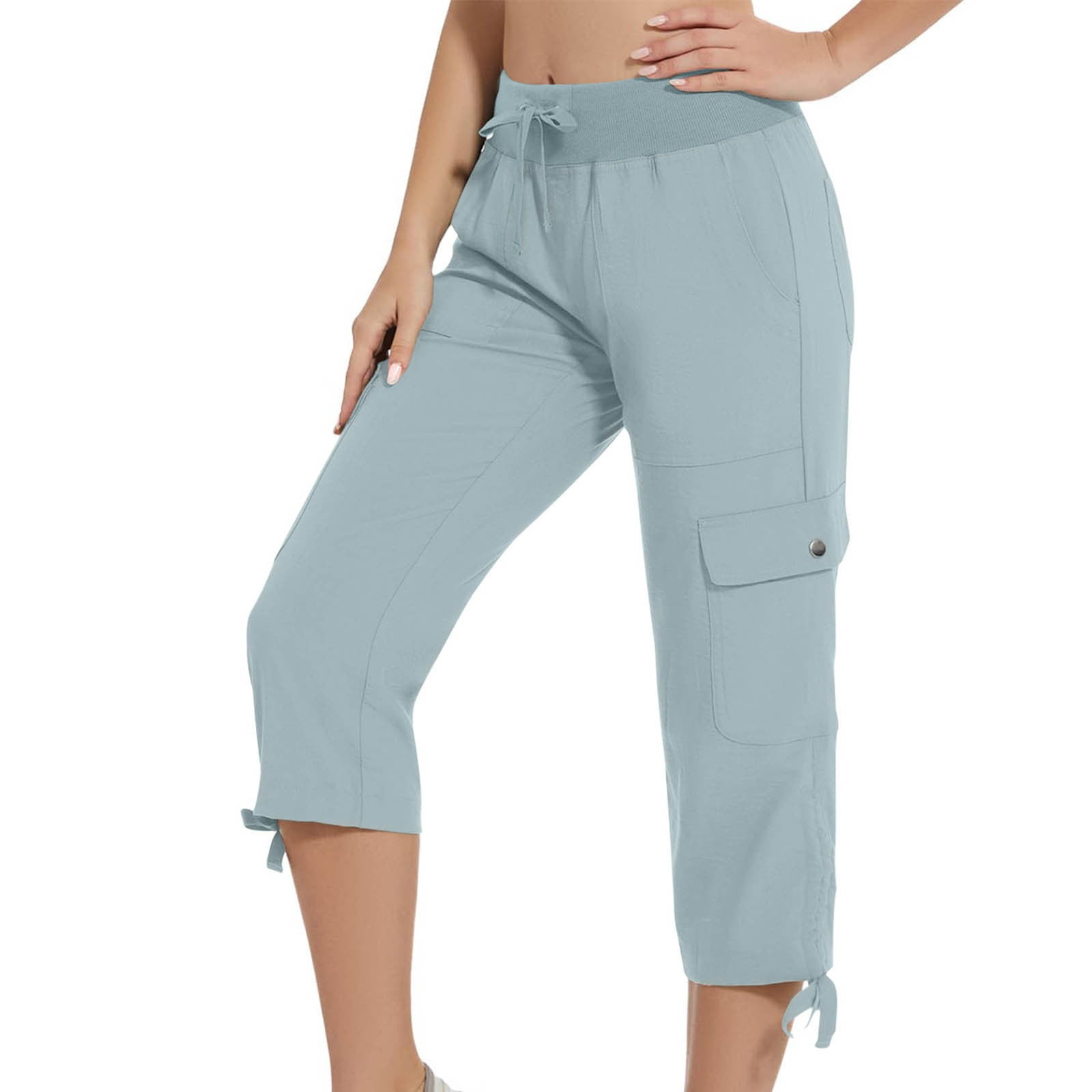 BRGZLK Women's Cargo Pants Quick Dry Lightweight Casual Travel Joggers ...