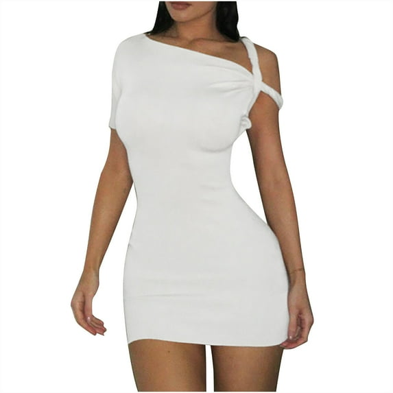 BRGZLK Women's European American Style Dresses Trendy Comfy One ...