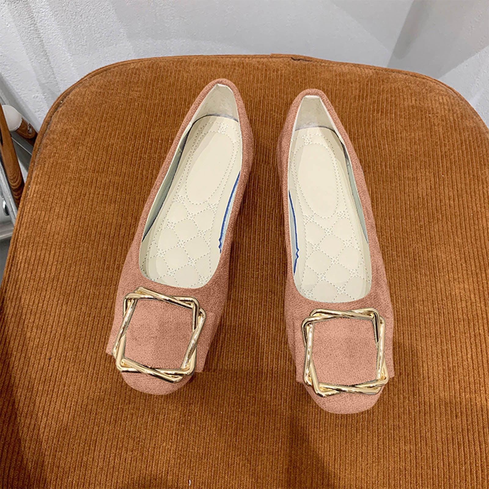 BRGZLK Women's Pointed Toe Shoes Casual Trendy Lightweight Breathable ...