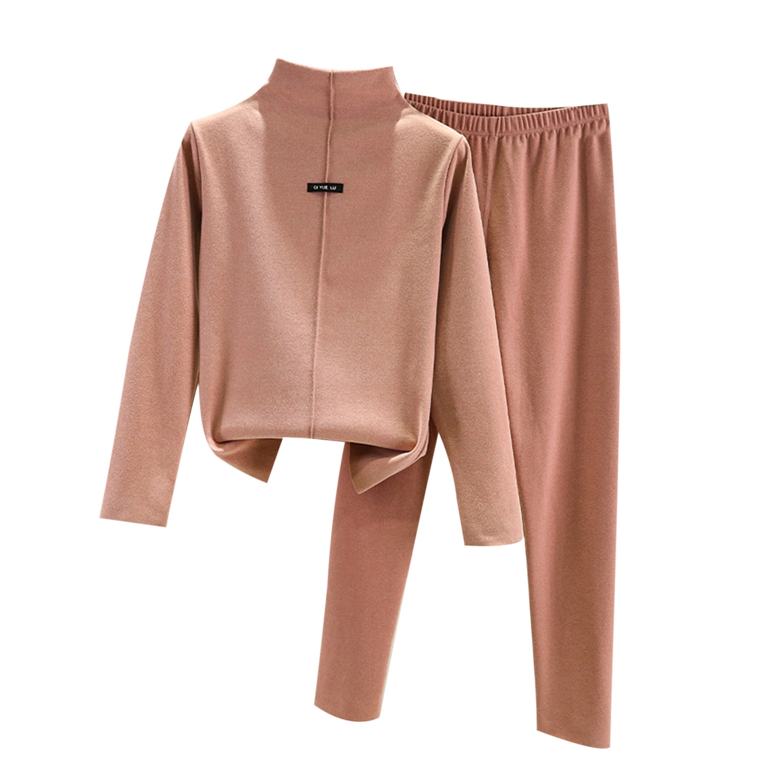 BRGZLK Womens 2 Piece Outfit Ladies Double Sided Velvet Tops Winter ...