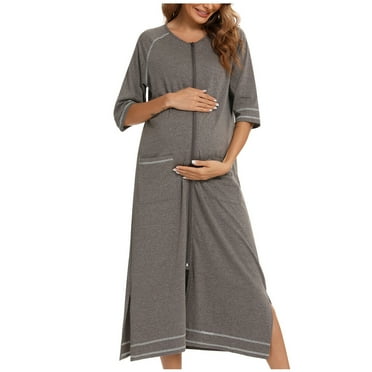 Womens Robes: AMITOFO Lightweight Floral Summer Robes for Women Zip up ...