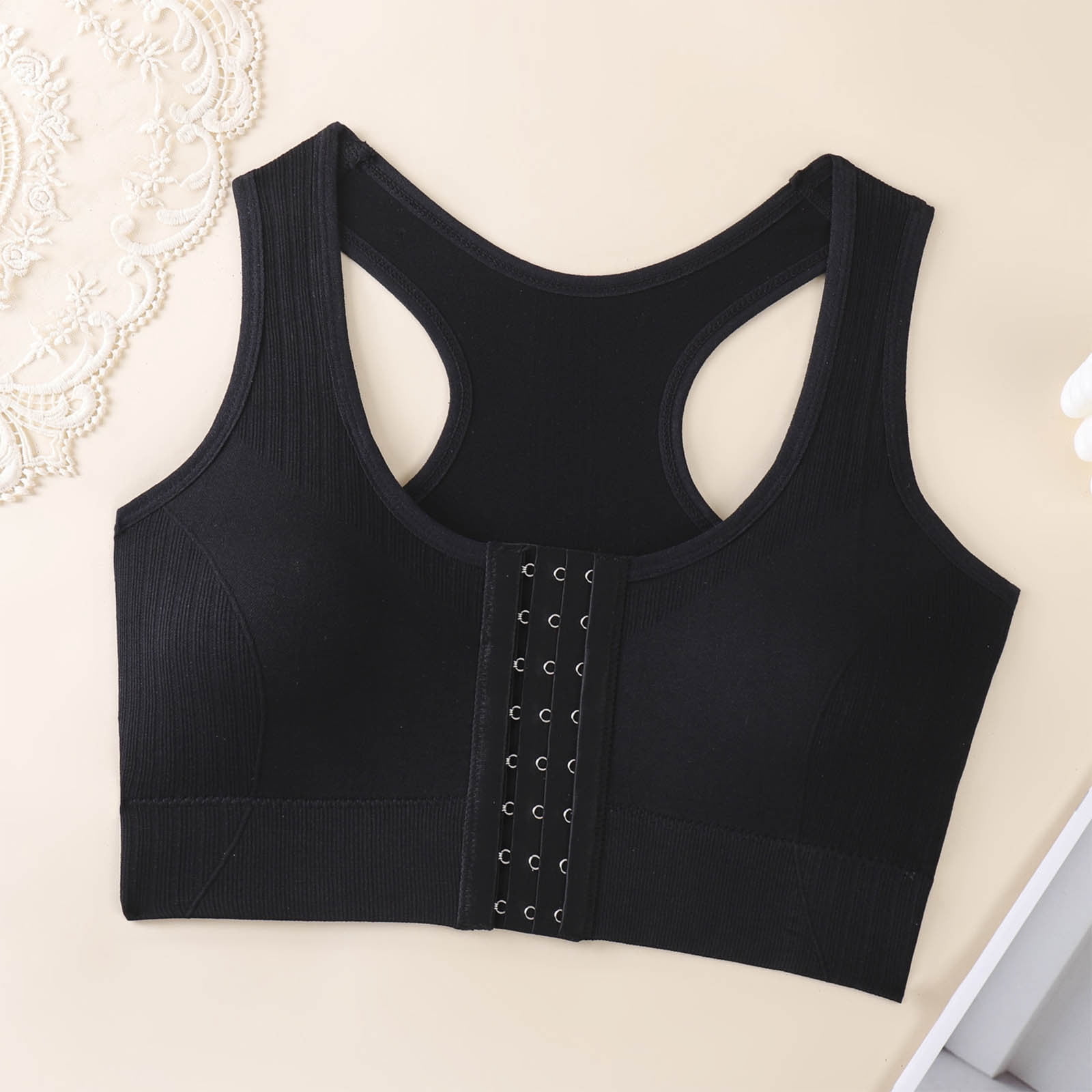 BRGZLK Womens Front Closure Bras Trendy Comfortable Breathable Plus ...