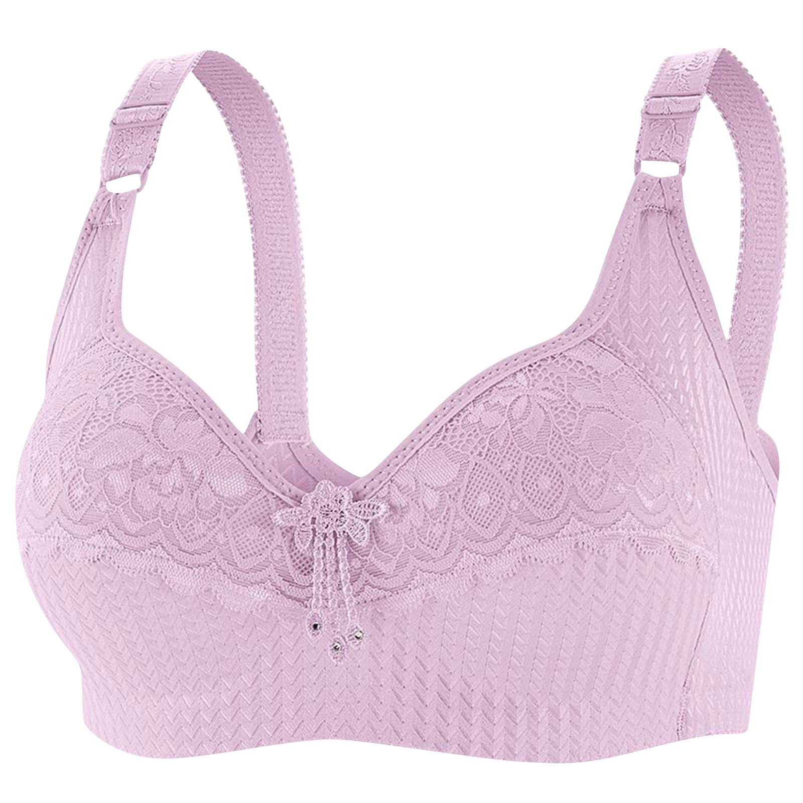 BRGZLK Womens Wireless Bra Seamless Push Up Adjustable Full Coverage ...