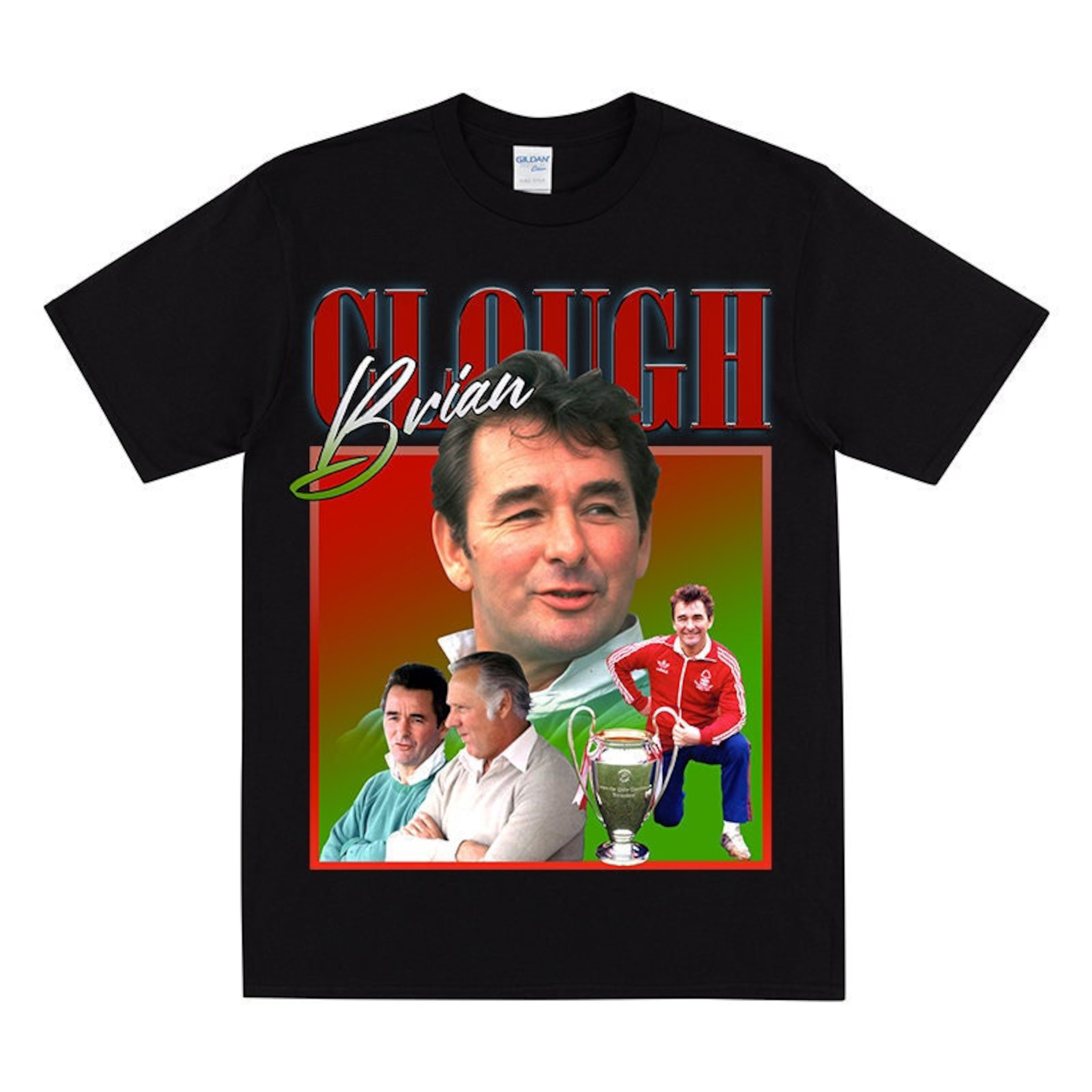 BRIAN CLOUGH Homage T-shirt, Nottingham Forest Shirt, Funny Brian ...