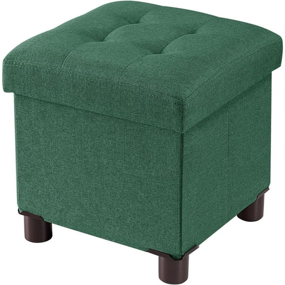 BRIAN & DANY Small Ottoman with Storage, Small Storage Ottoman, Folding ...
