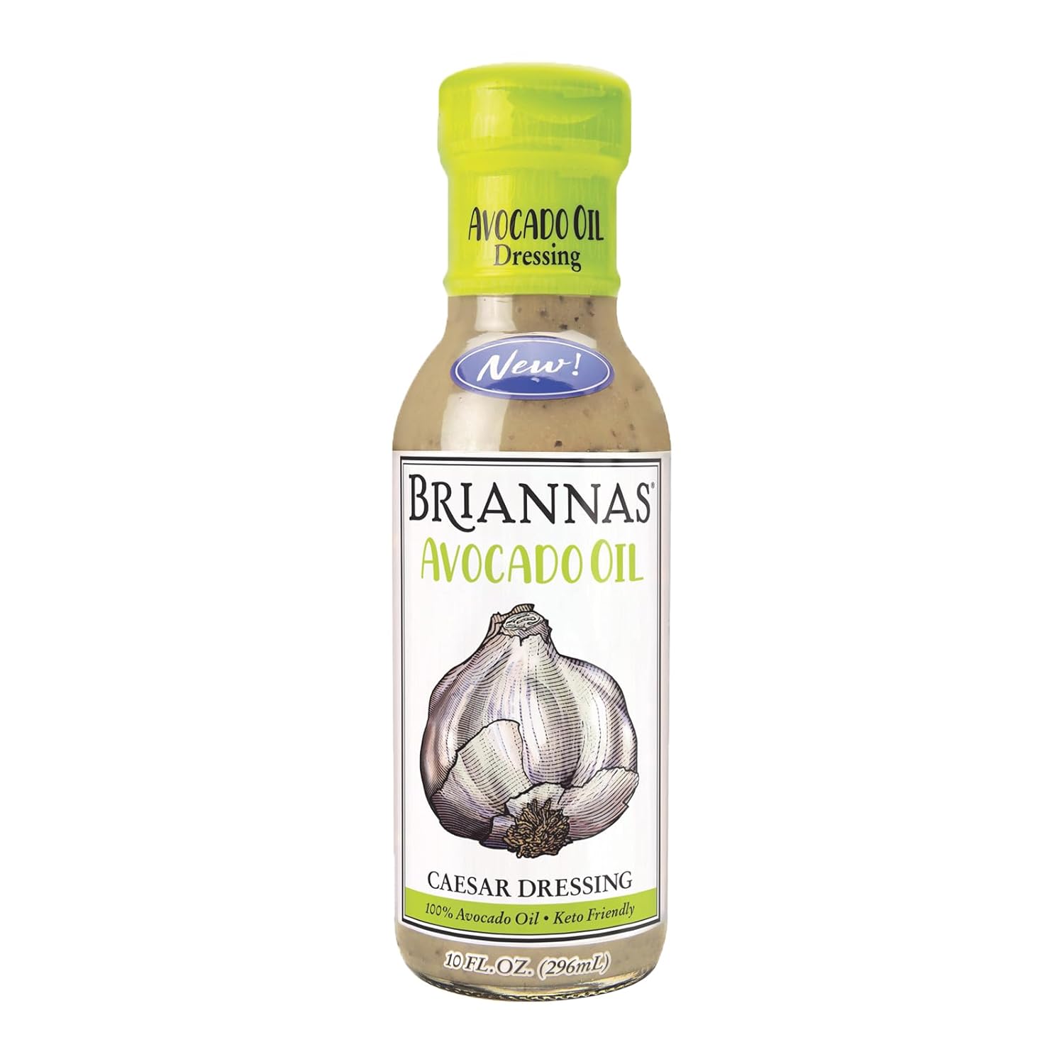 BRIANNAS - Avocado Oil Caesar Dressing - Nutrient Rich, Keto Friendly ...