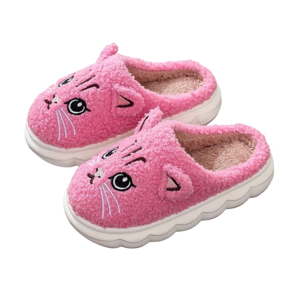 BRICH Animal Slippers for Women Plush Fuzzy Warm Fleece Lining House ...