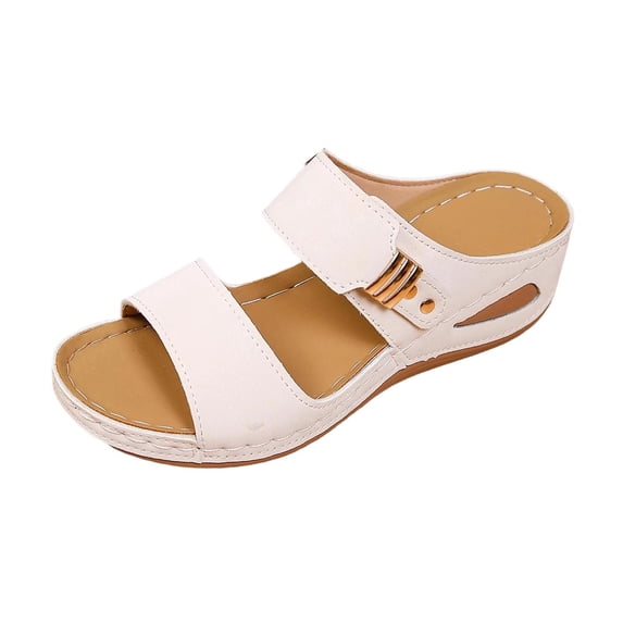 BRICH Orthopedic Sandals with Arch Support Sandals for Women Wedge ...