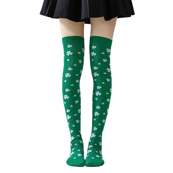 BRICH St. Patrick's Day Socks Shamrock Socks and Gloves Set Irish ...